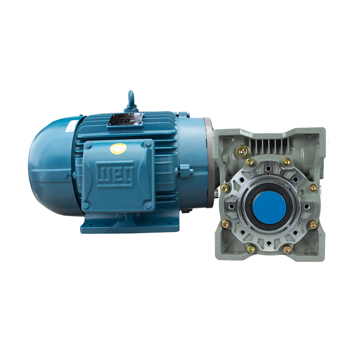 Motorreductor HAB Corona Sin Fin 90° Tamaño RV75 Trifasico 1 HP Armazo
